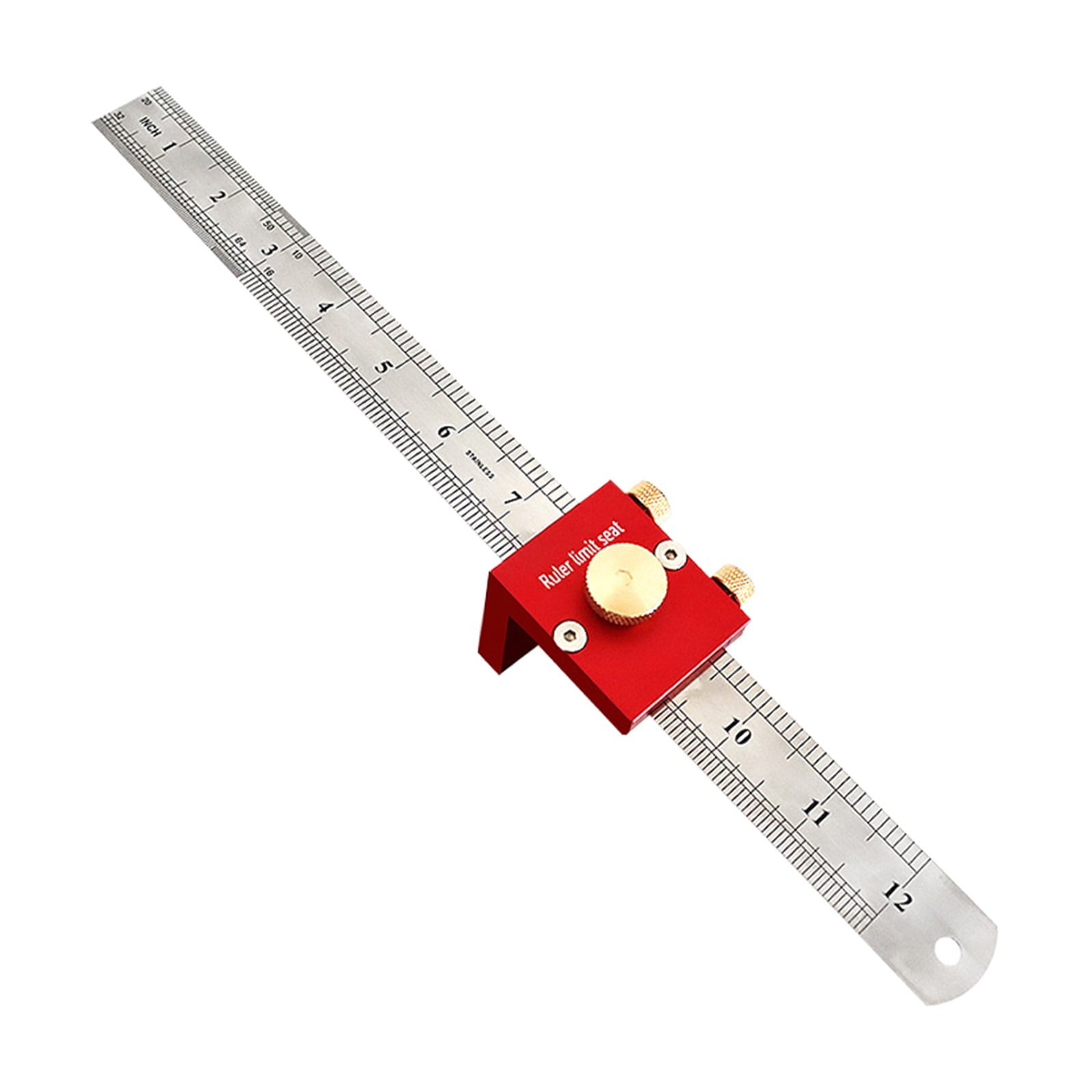 30cm/12 Inch Scribing Ruler, Adjustable 90 Degrees Drawing Marking ...