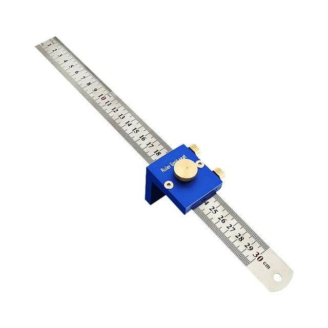30cm/12 Inch Scribing Ruler, Adjustable 90 Degrees Drawing Marking ...