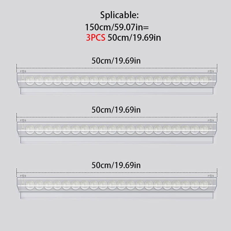 30cm-150cm Kitchen Takeaway Order Organizer Ticket Holder PVC Takeout ...