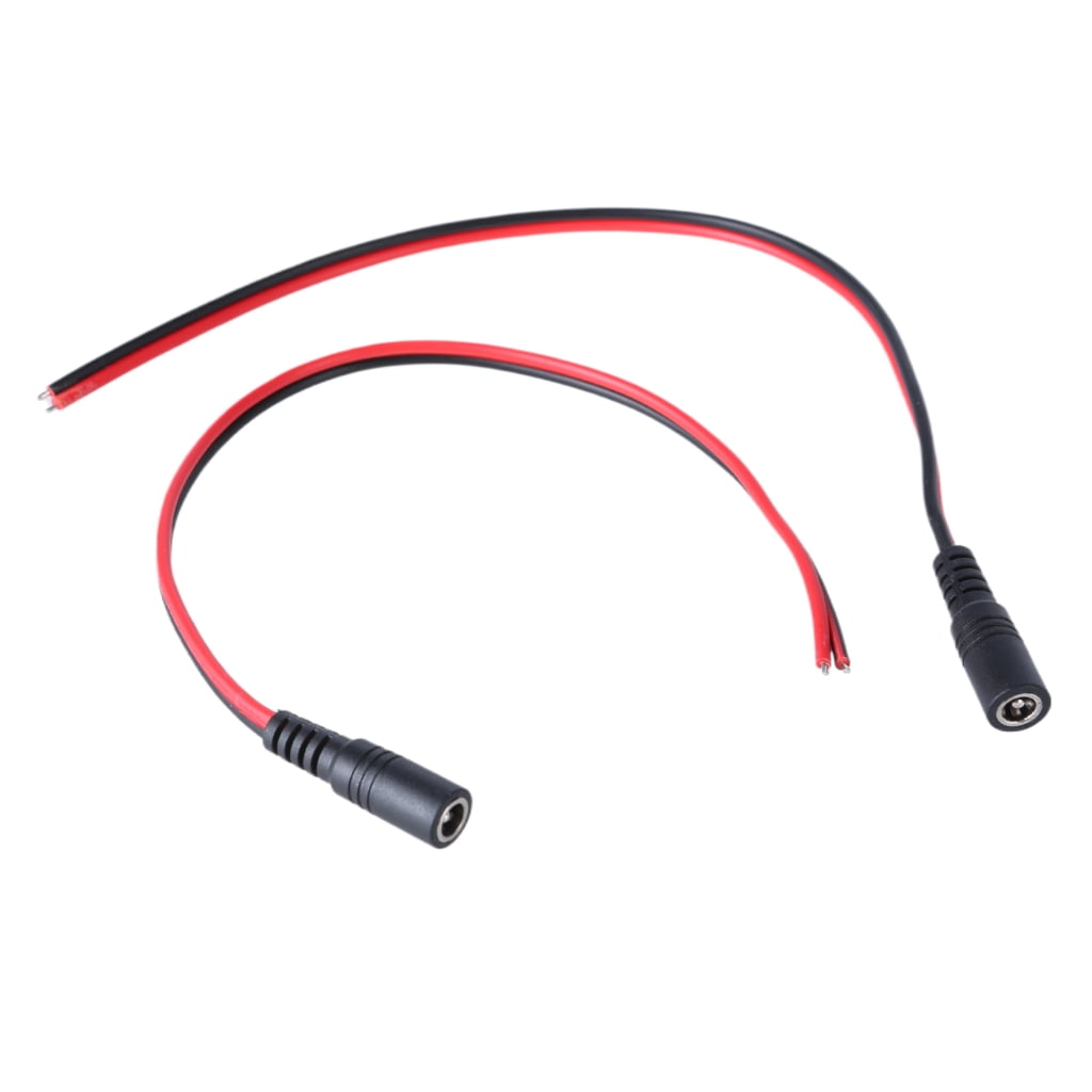 30cm 18AWG DC5.5x2.1 Power Cable Cord Double Colored Twin Wire Adapter ...