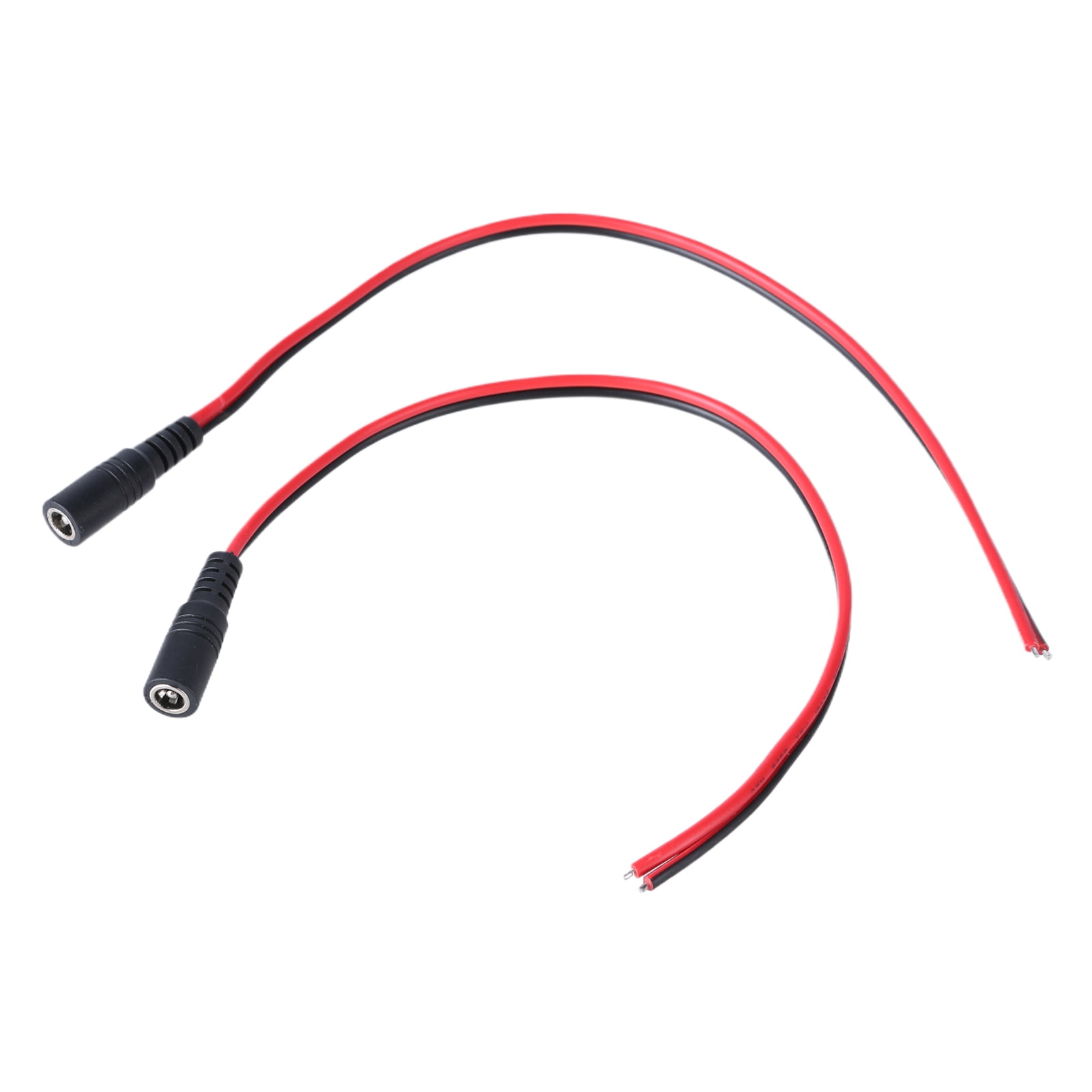 30cm 18AWG DC5521 Power Cable Double Colored Twin Wire Line with 5.5x2 ...