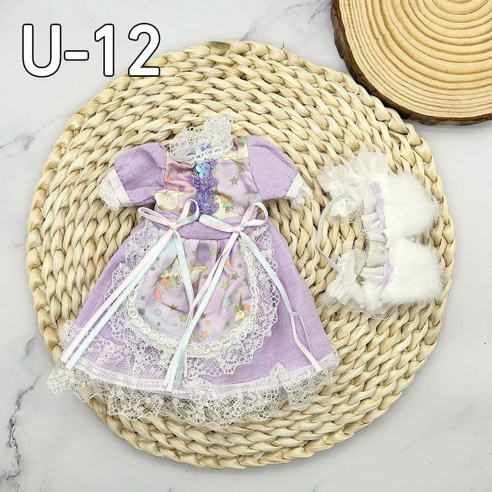 30cm Anime Bjd Doll Full Set 1/6 Bjd Reborn Kawaii Girls Dress Up DIY ...