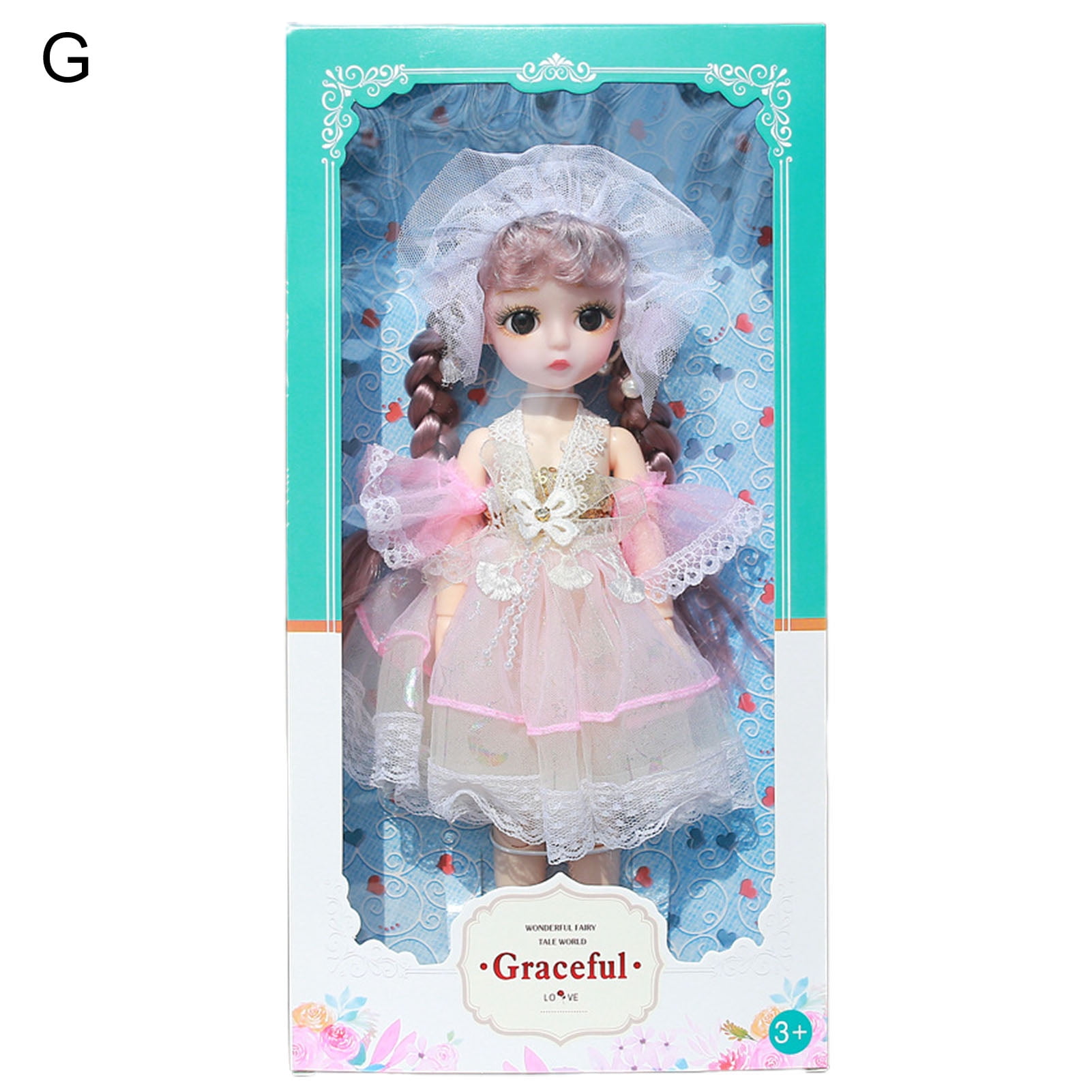 30cm BJD Doll Graceful Removable Joints Loli Toy Ball Jointed Princess ...