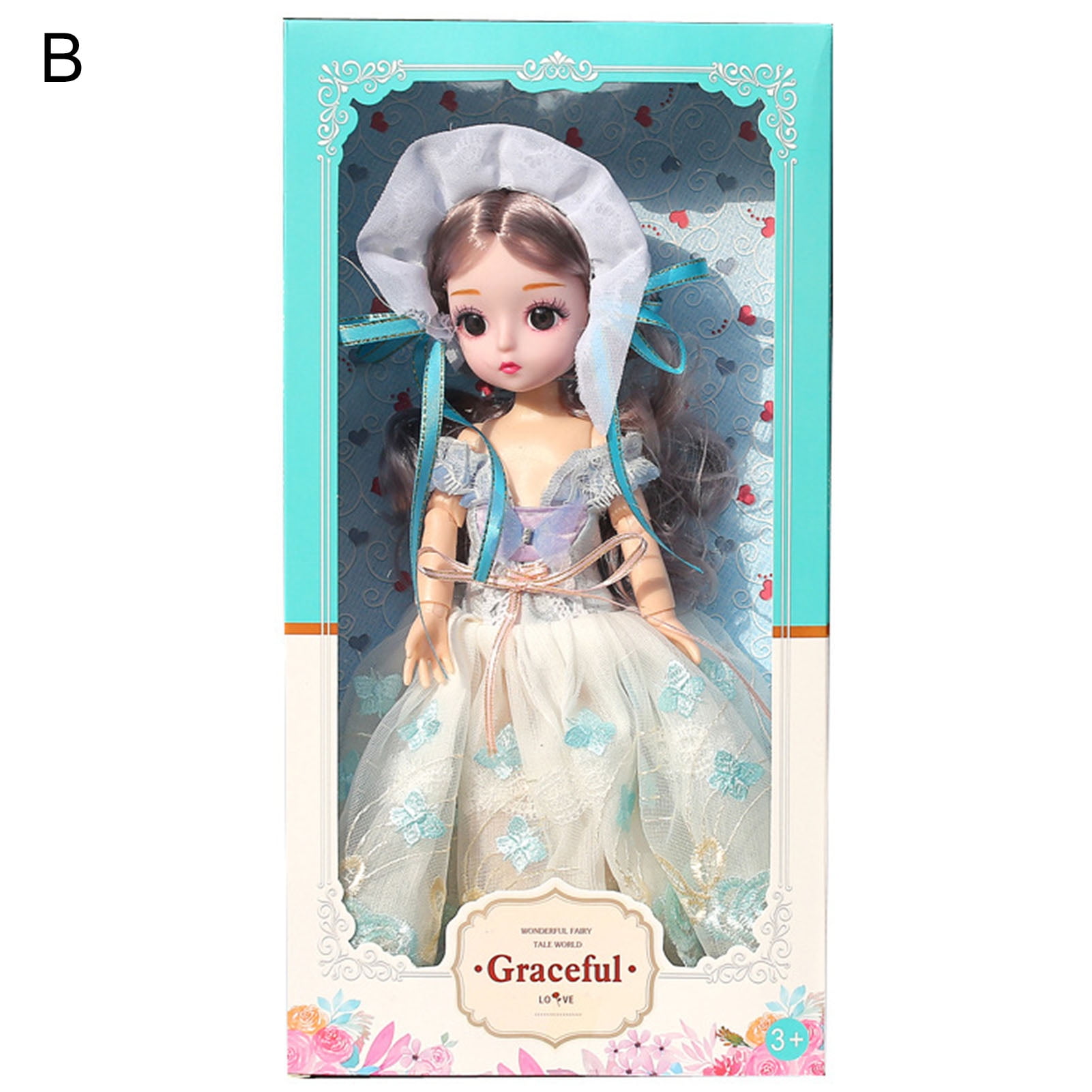 30cm BJD Doll Graceful Removable Joints Loli Toy Ball Jointed Princess Doll with Clothes Shoes ...