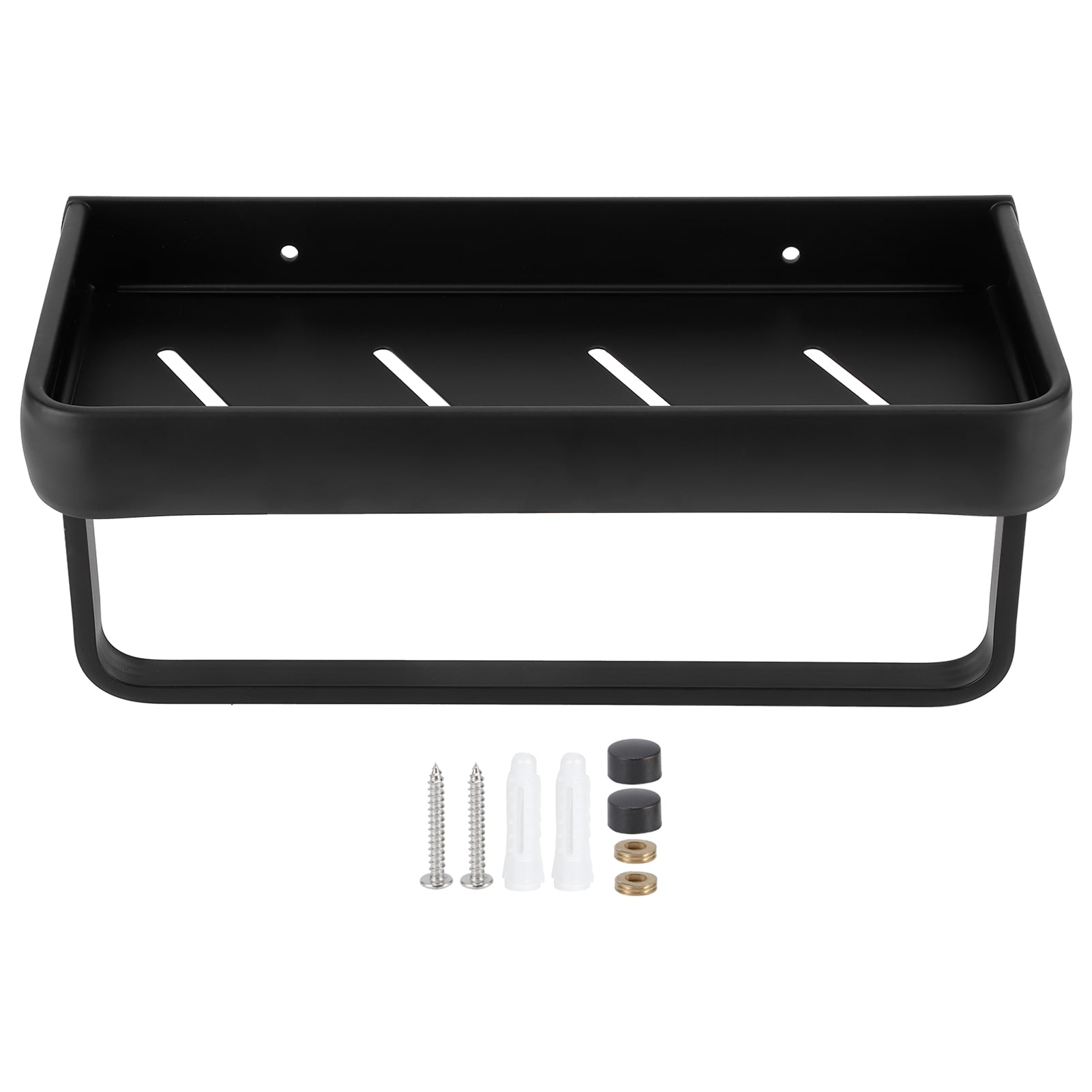 30cm Bathroom Shelf Space Aluminum Wall-Mounted Hollow Storage Rack ...