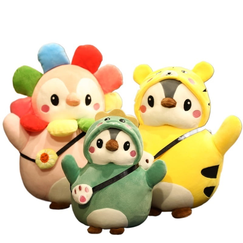 30cm Brown Sunflower Penguin Doll Plush Toy - Walmart.com