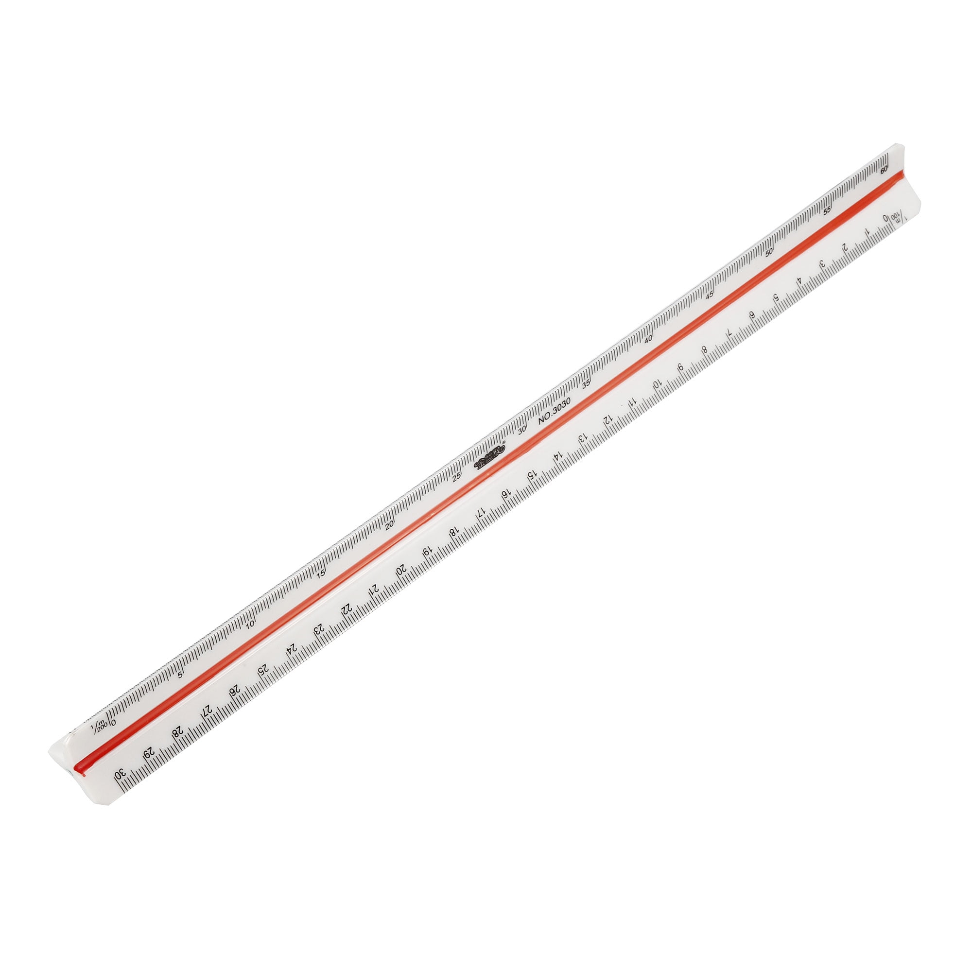 30cm Engineer Triangular Scale Architect Rulers 1:100-1:500 - Walmart.com