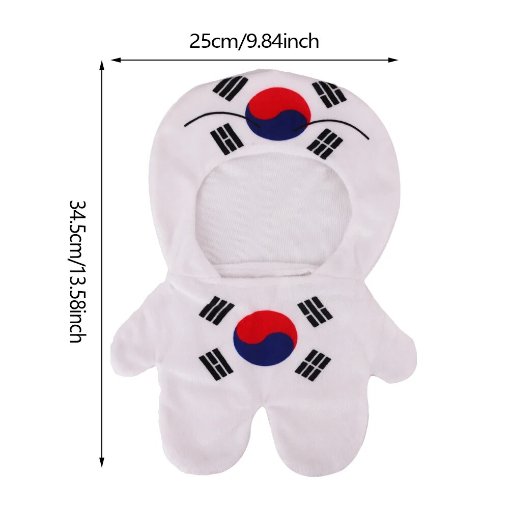 30cm Flag Cosplay Clothes Kawaii LaLafanfan Plush Duck Soft Toy Stuffed ...