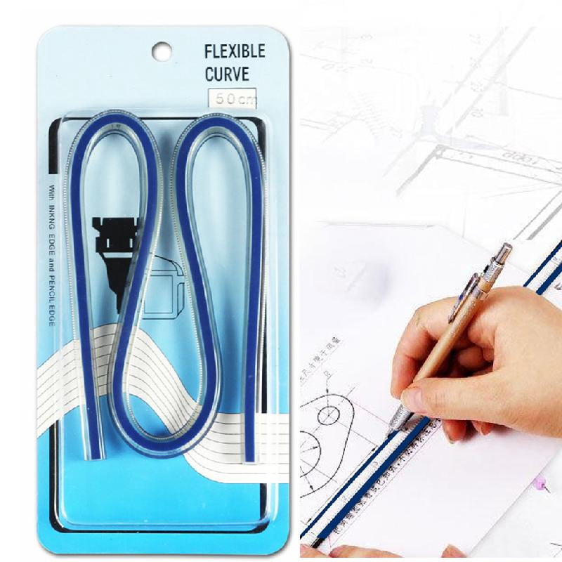 30cm Flexible Curve Ruler Bendable Measuring Tool for Engineering ...
