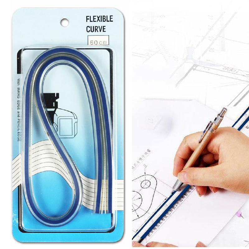 30cm Flexible Curve Ruler Bendable Measuring Tool for Engineering ...