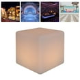 30cm LED Cube Stool – RGBW, 16 Colors, Remote Control, IP54 ...