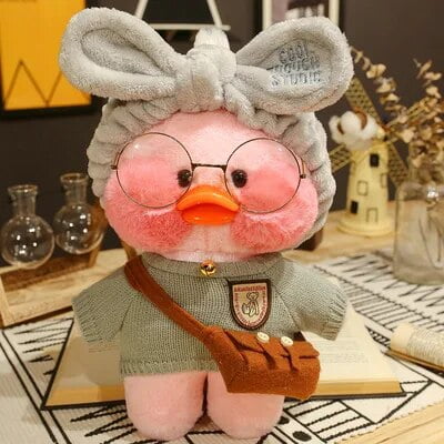 30cm Little Yellow Duck Korean Netred Wearing Hyaluronic Acid Doll ...