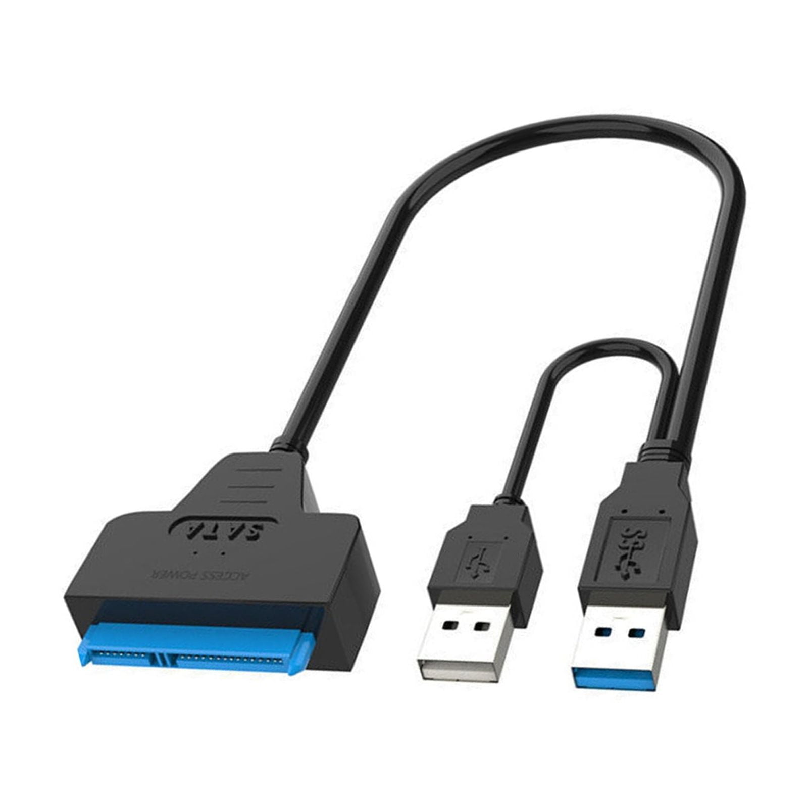 30cm Long Hard Drive Dock Adapter Cable Wire Double 5Gbps USB3.0 Port ...