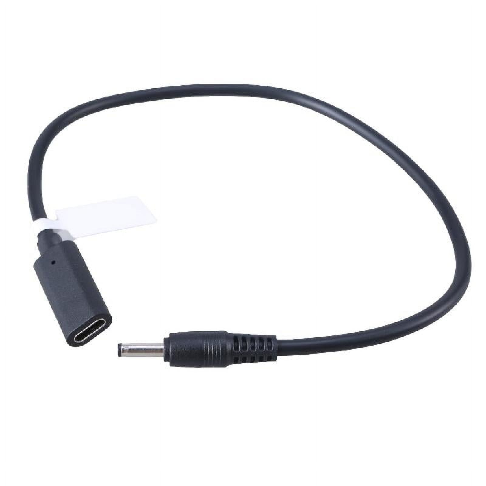 30cm Long USB C to 3.5x1.35mm Power Cable Female to Male Connectors ...