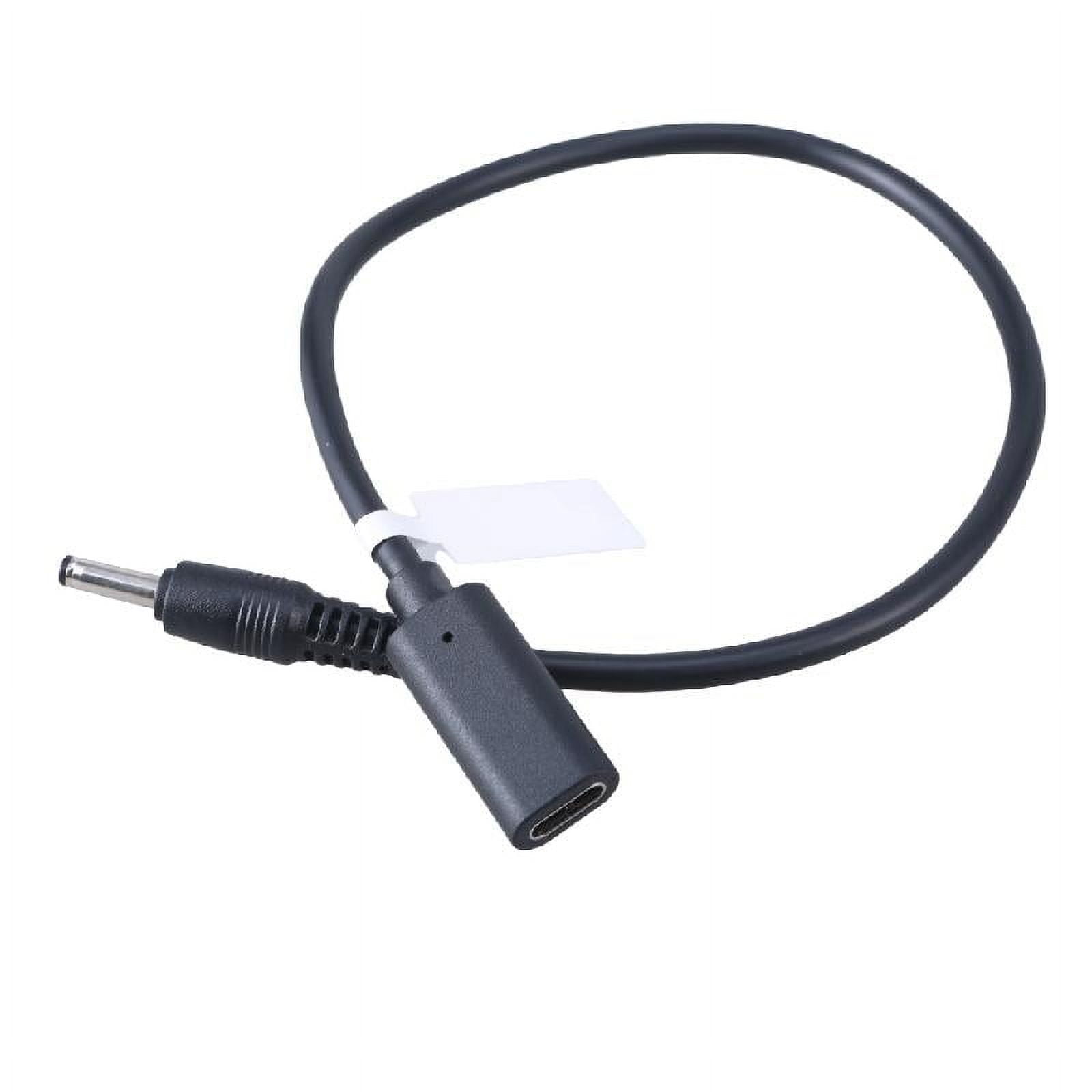 30cm Long USB C to 3.5x1.35mm Power Cable Female to Male Connectors ...