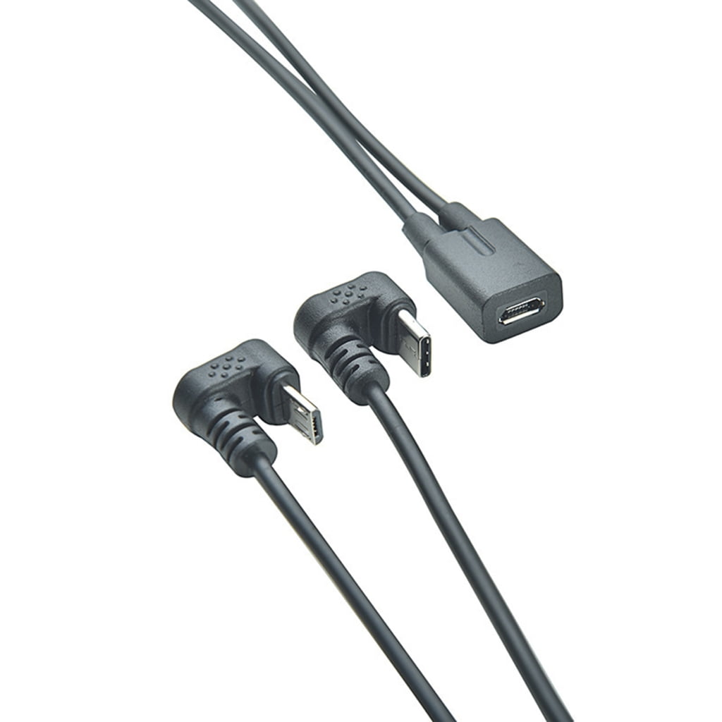 30cm Micro5P Female To Type C Male And Micro5P Male Charging Line ...