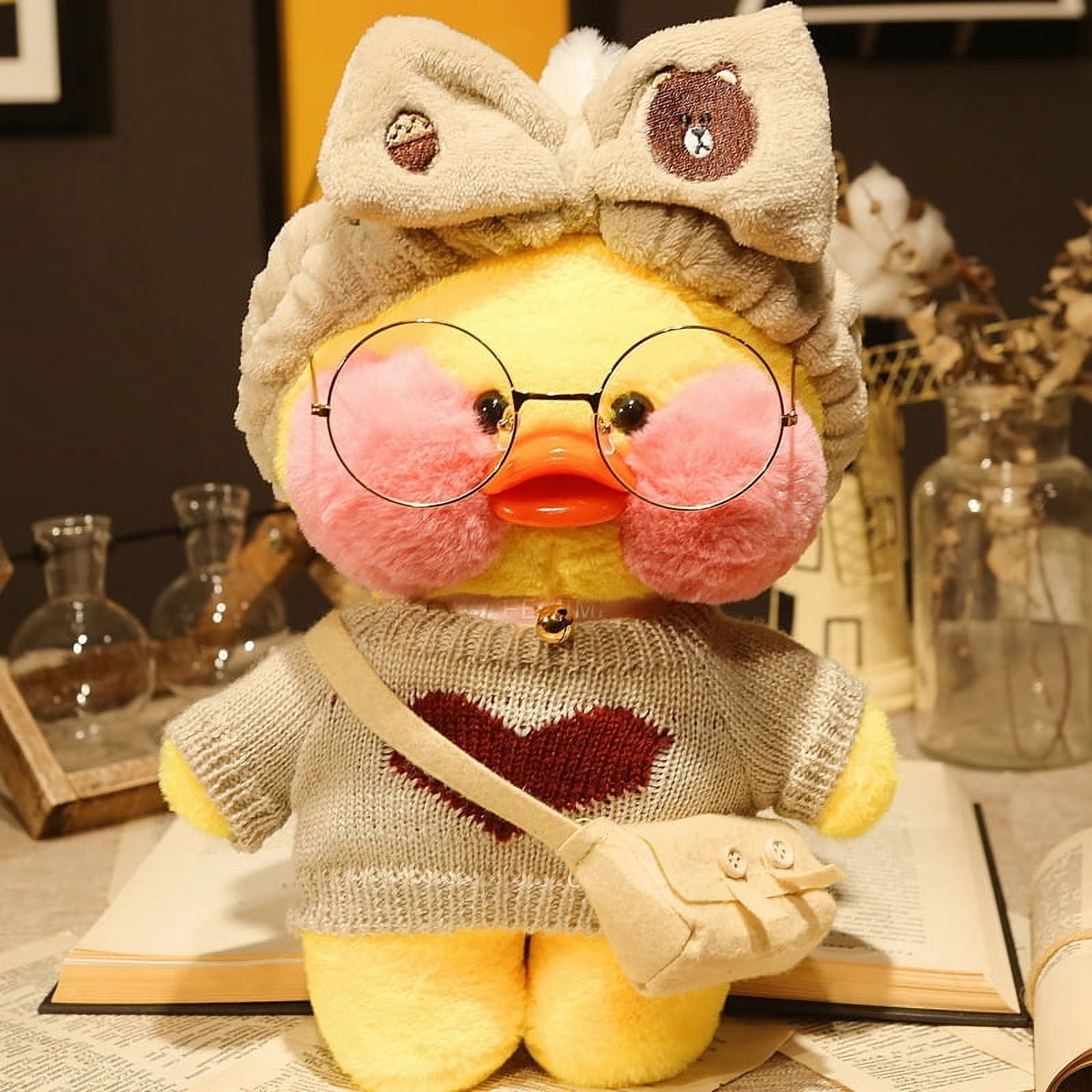 30cm Pato Plush Lalafanfan Duck Cute Stuffed Toys yellow Duck Hug ...