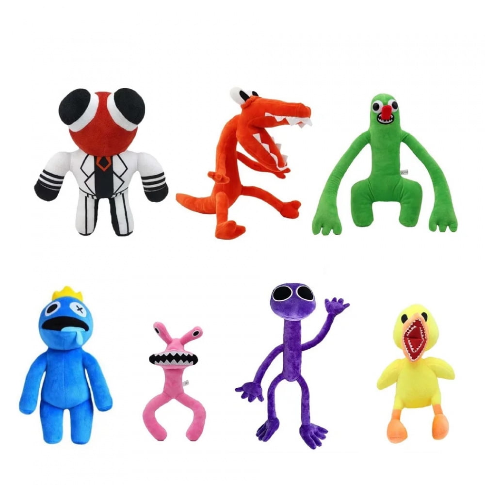 30cm Rainbow Friends Plush Toys Animation Kawaii Monster Stuffed Doll ...