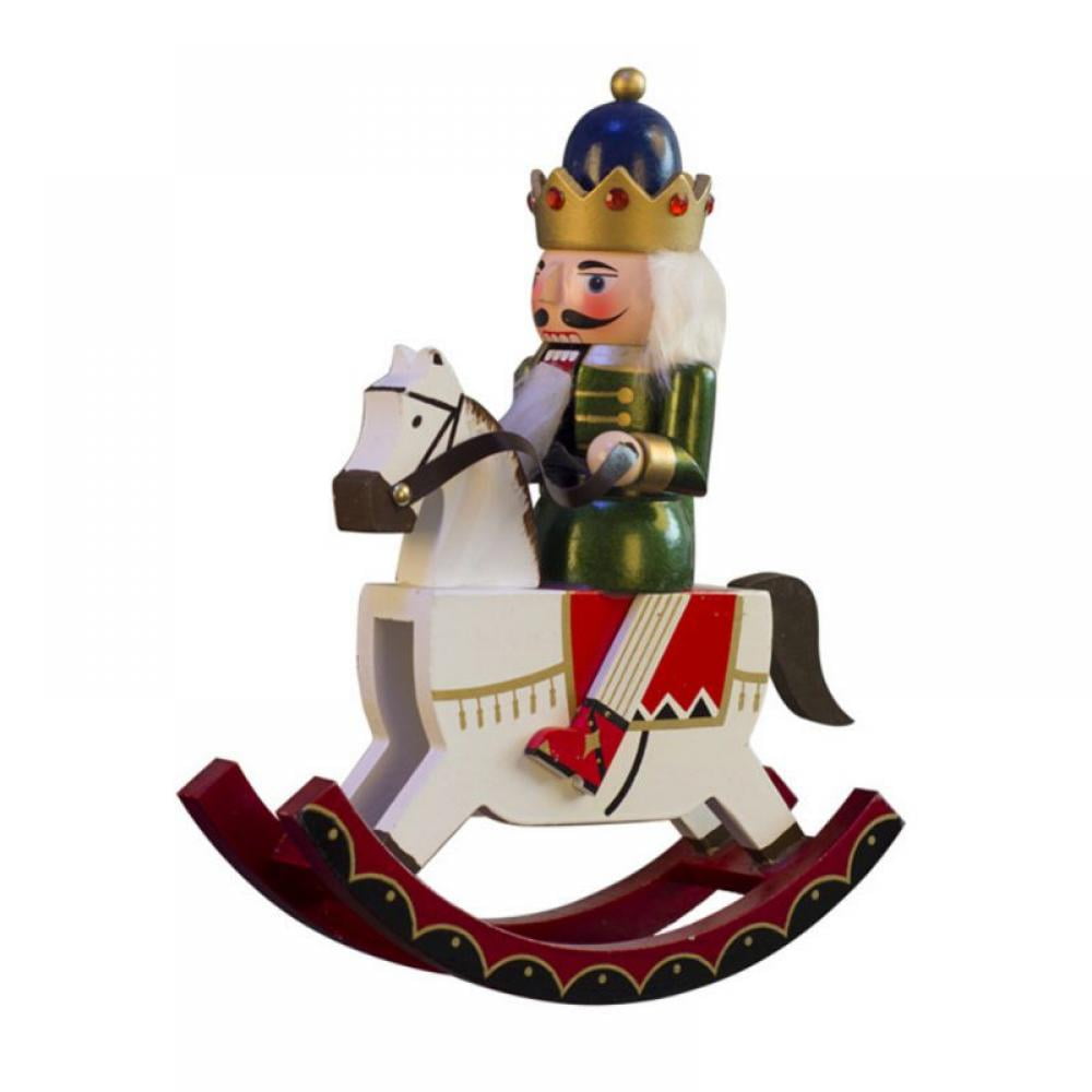 Christian Nutcracker Horse Rider Elector Christmas Decorations Wood ...