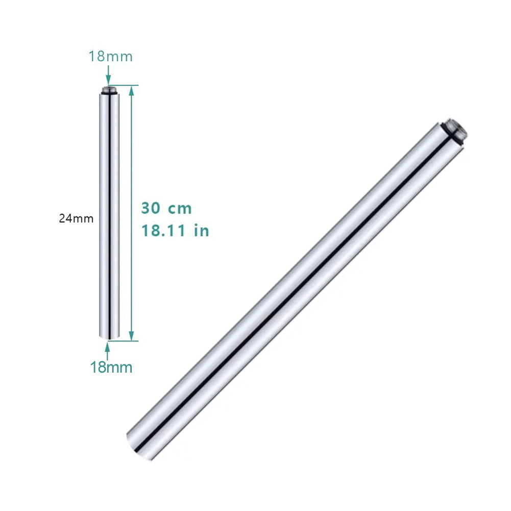 30cm Shower Extender Bathtub Shower System Round Extension Bar Shower ...