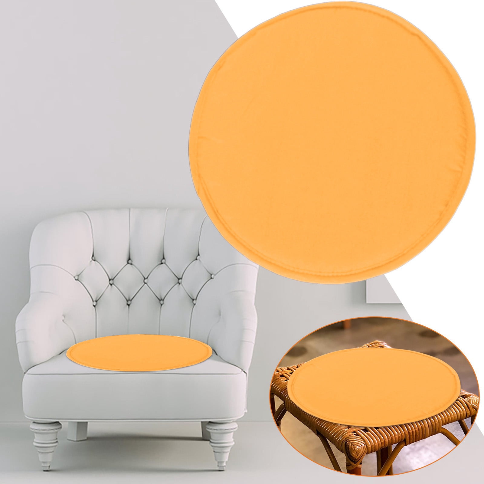 30cm Solid Color Sanding Thickened Dining Chair Pad Office Computer ...