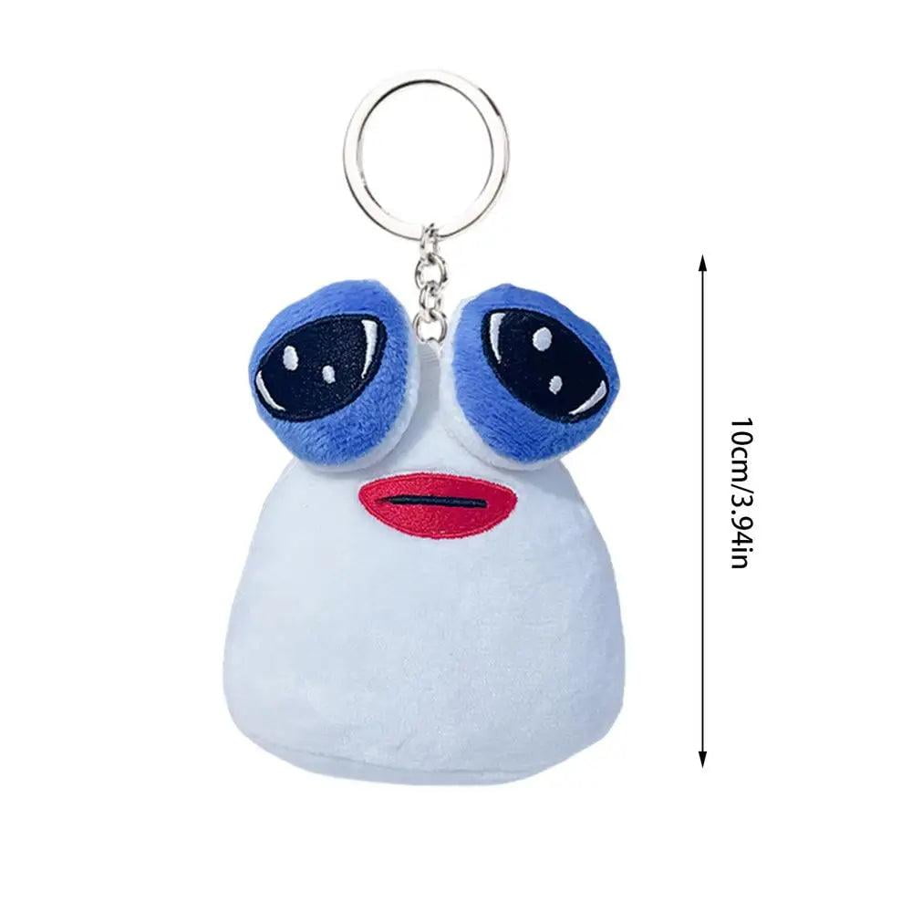 My Pet Alien Pou Plush Keychain Furdiburb Emotion Alien Plushie Stuffed ...