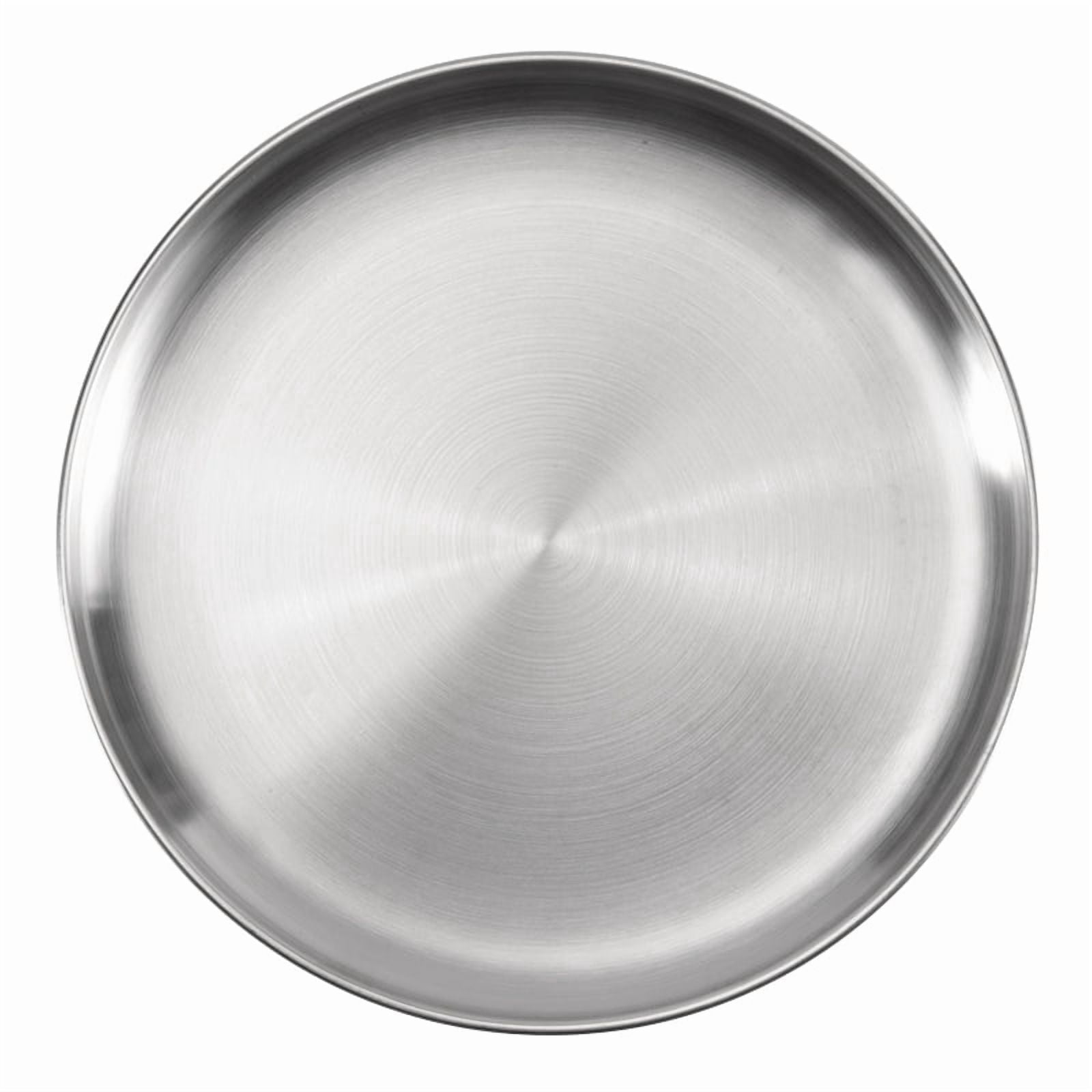 30cm Stainless Steel Bone Spitting Dish Silver Shallow Tray Metal ...