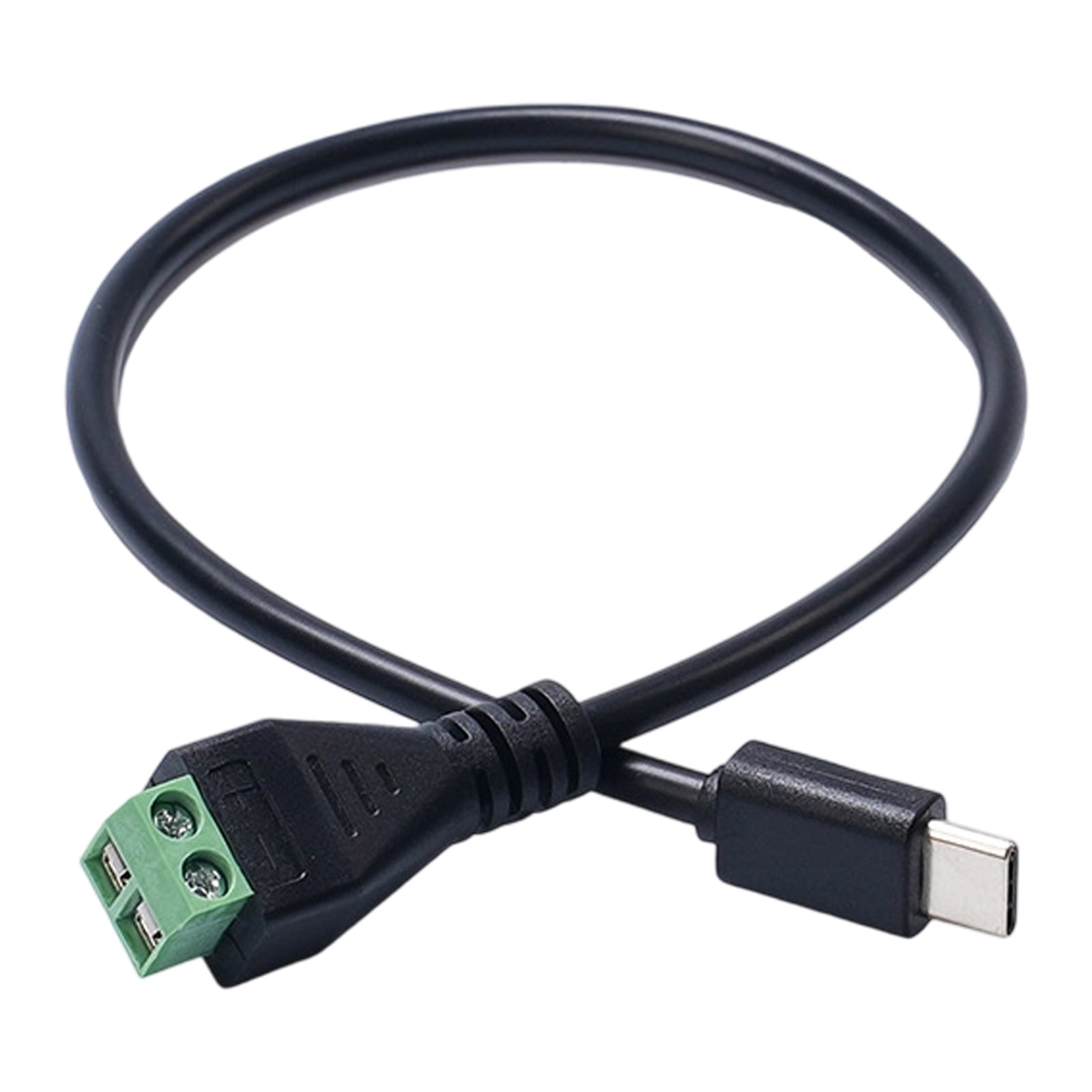 30cm Type C Adapter Cable to 2 Pin Terminal 9V 12V 20V 3A Solderless ...