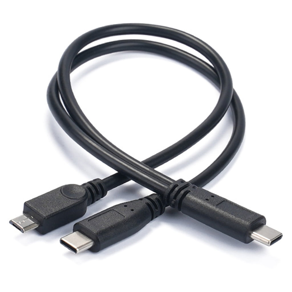 30cm Type C to 5Pin Splitter Charging Cable Optional For Smartphones ...