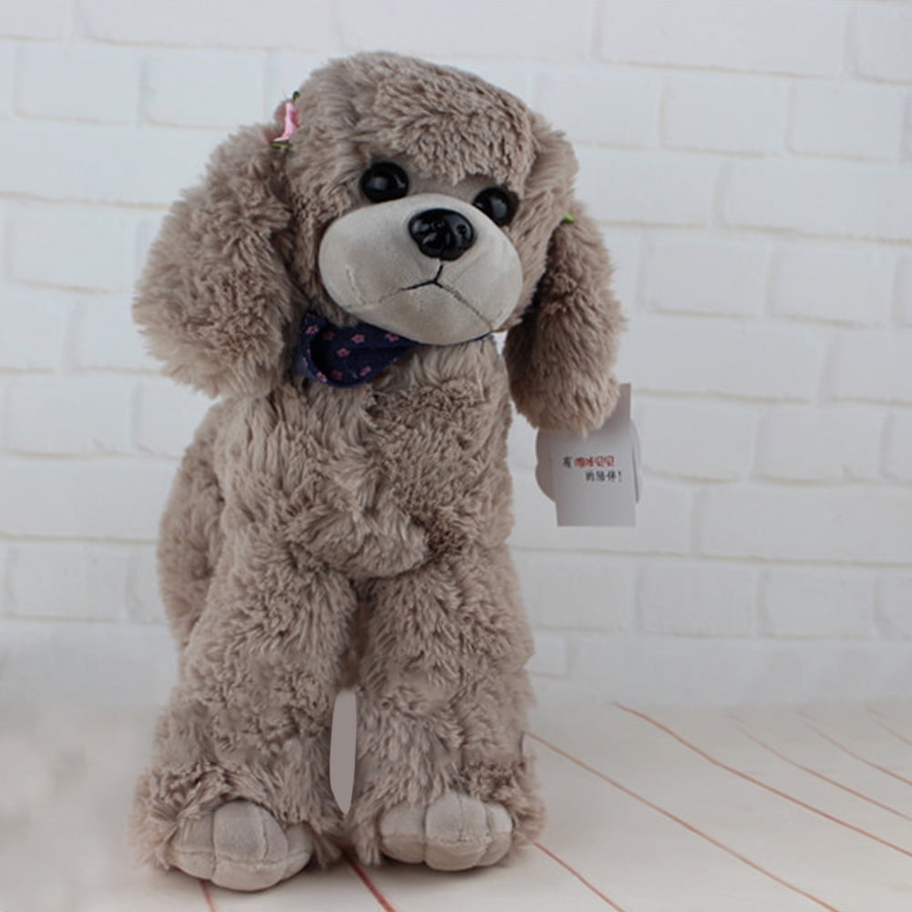 30cm Verisimilitude Poodle Teddy Dog Plush Soft Stuffed Toy Birthday ...