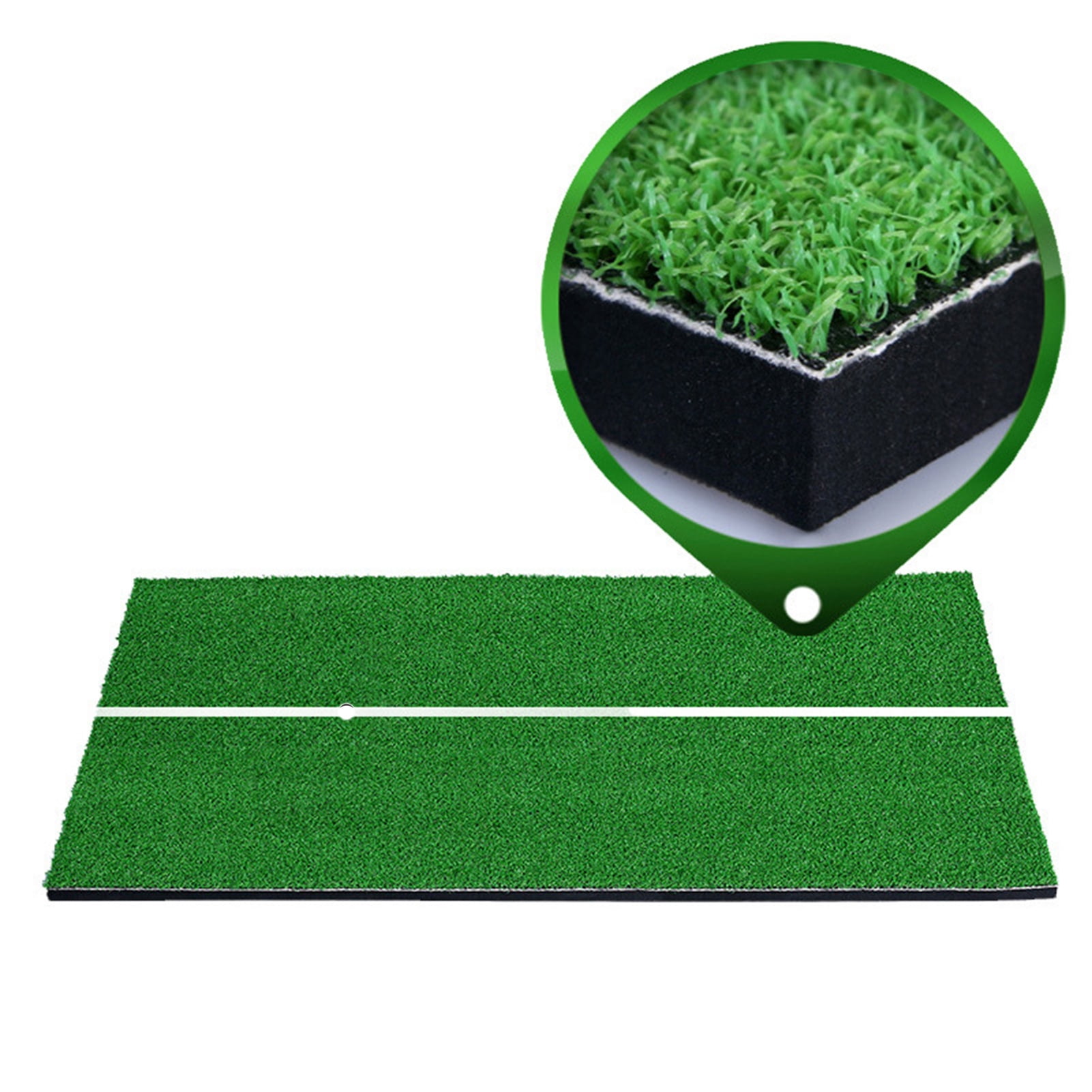 30cm x 60cm/11.81 x 23.62 Indoor And Outdoor Golf Mat Practice Hitting ...