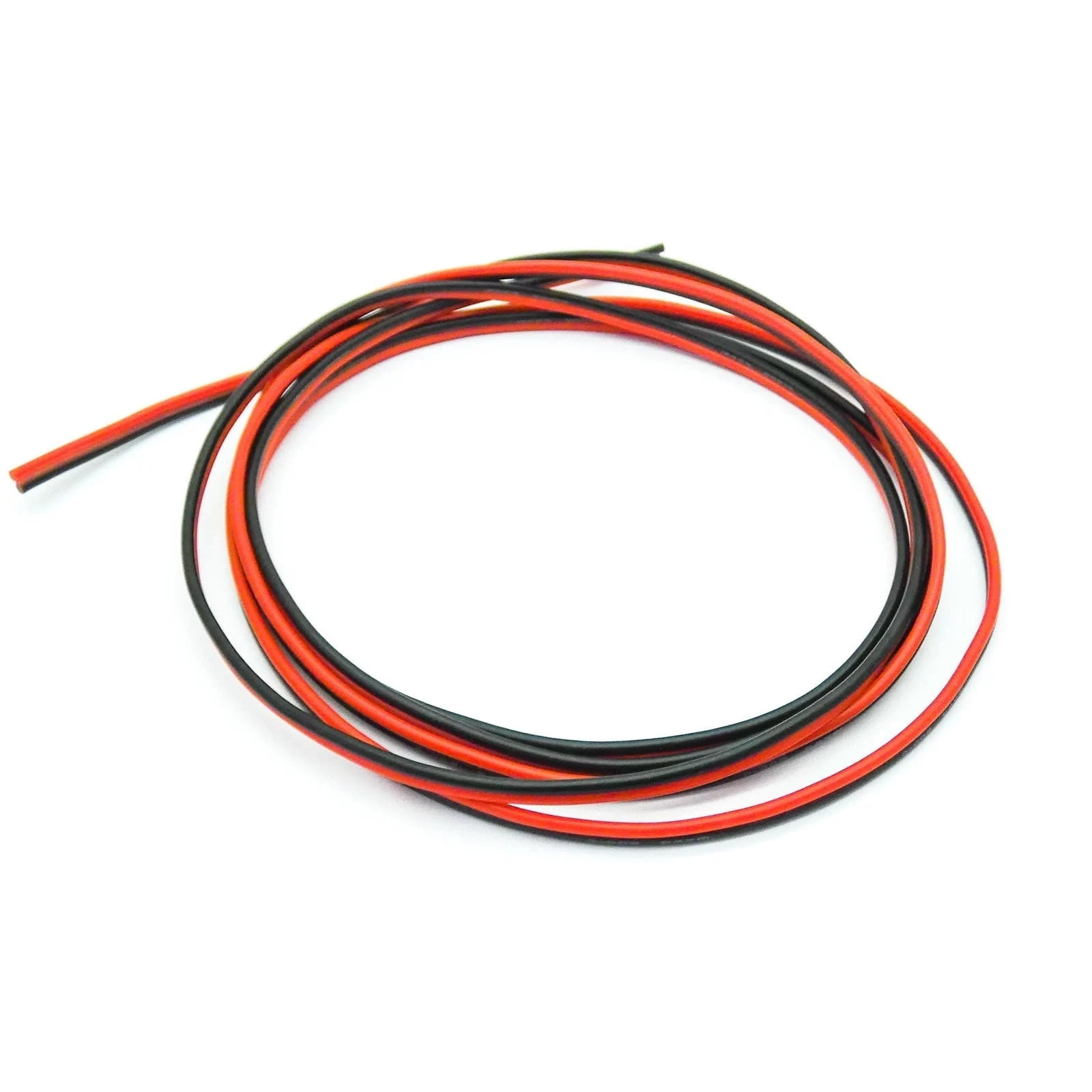 30ft 18AWG Silicone RC Wire Black/Red Parallel Bonded - Walmart.com