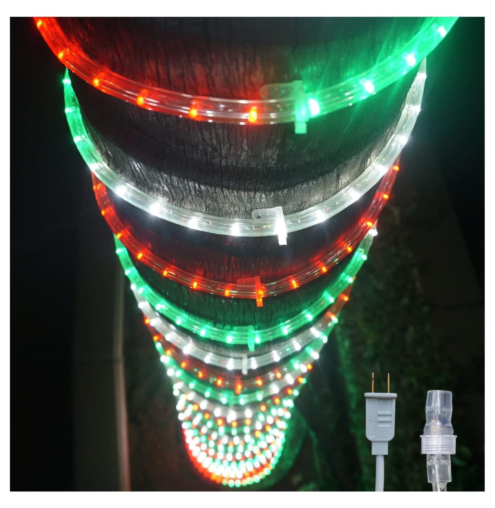 30ft/324 LED Rope Lights for California Mexico Italy Theme Colors Party ...