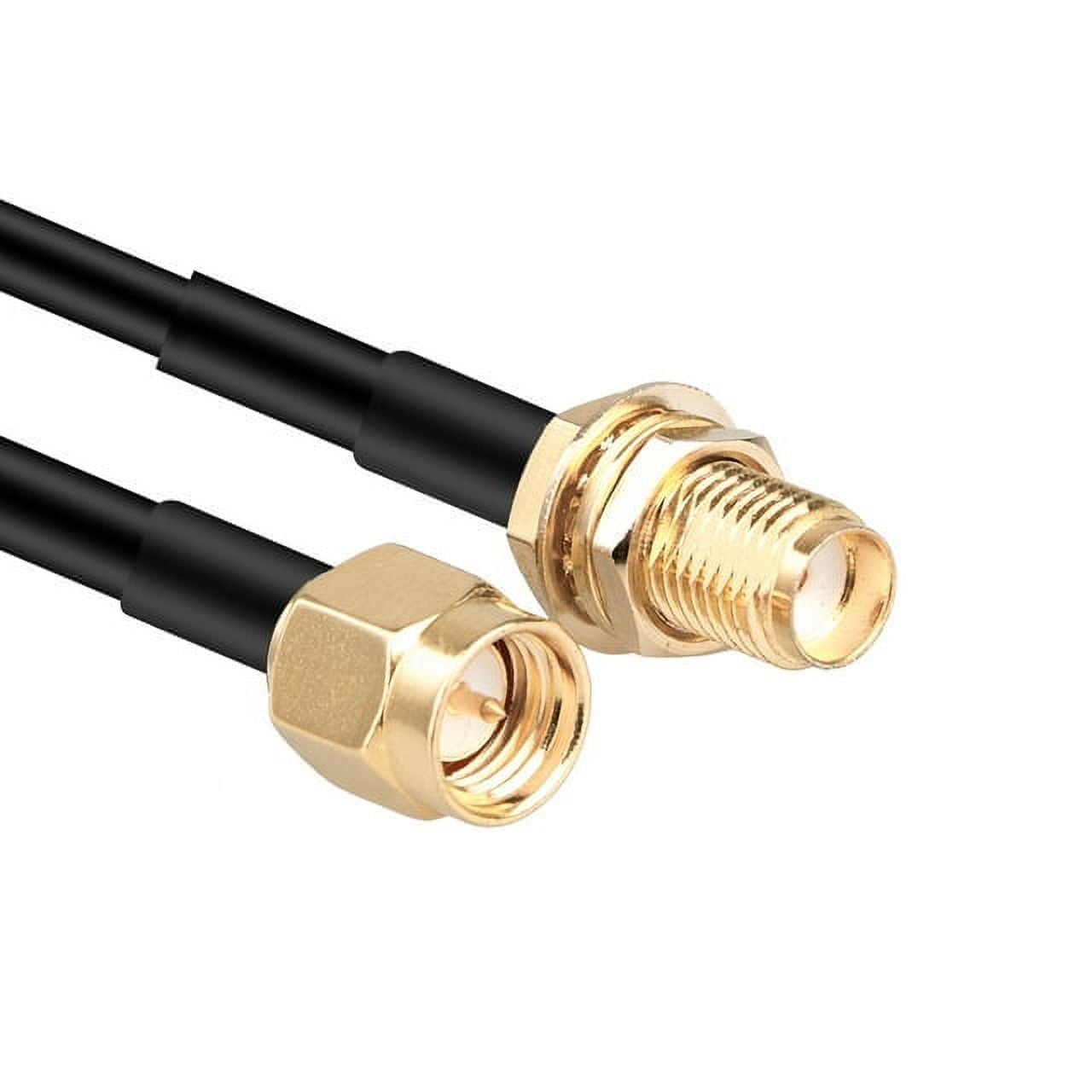 30ft SMA Male to SMA Female Coaxial Cables, WiFi Antenna SMA Extension Coaxial Cable Cord for Wi ...