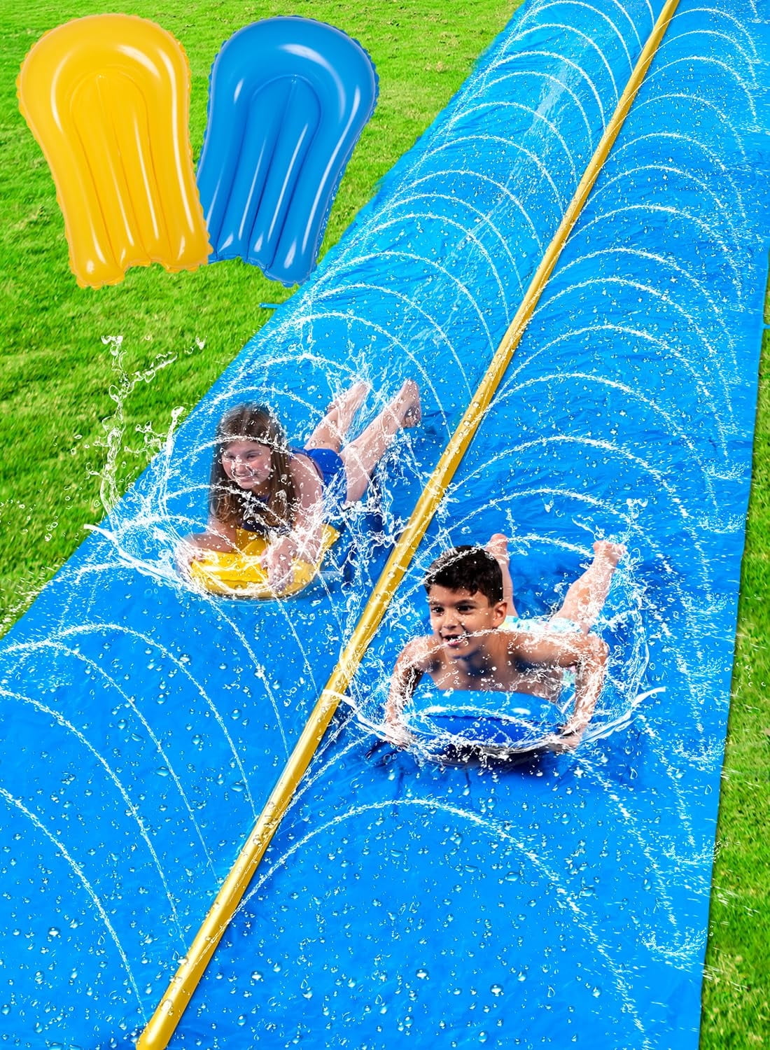 30ft x 6ft Huge Water Slide with Build-in Sprinkler - Walmart.com