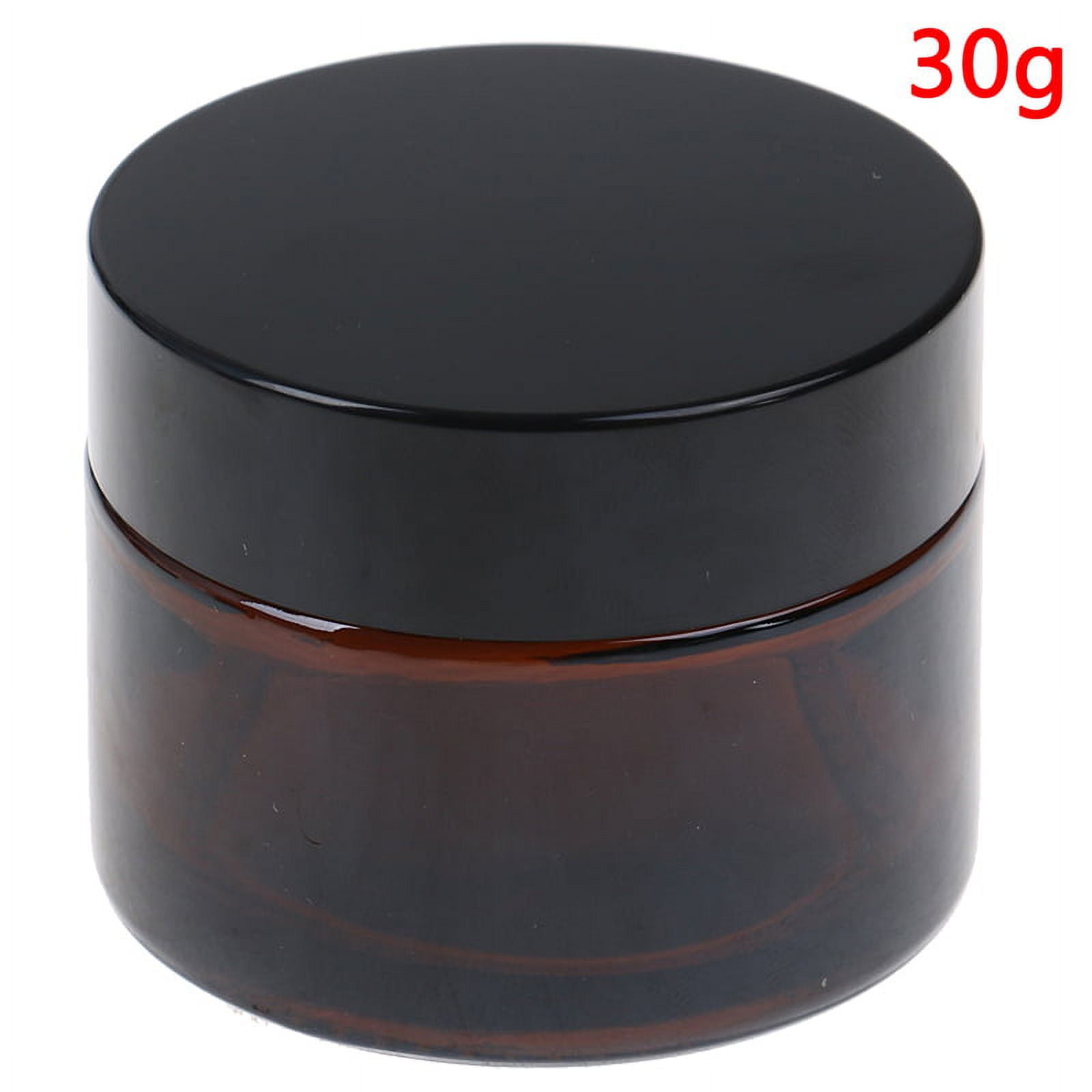 (30g) Amber Glass Jar Bottles Aromatherapy Cream Ointment Cosmetic ...