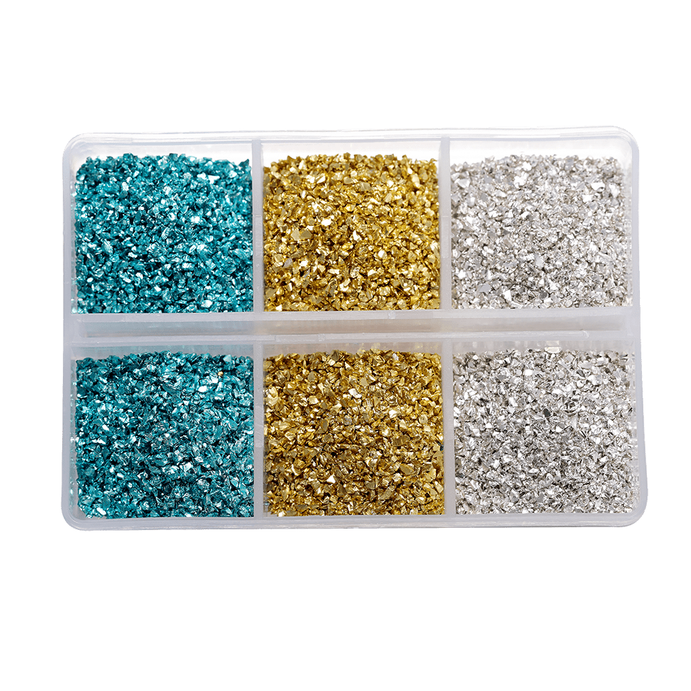 30g/Box Crushed Glass Stones Resin Filling Irregular Broken Stone for ...