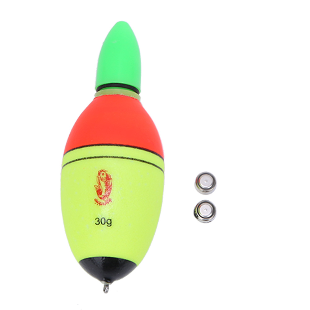 10pcs Wood Slip Bobbers Fishing Floats and Bobbers Spring Oval Stick ...