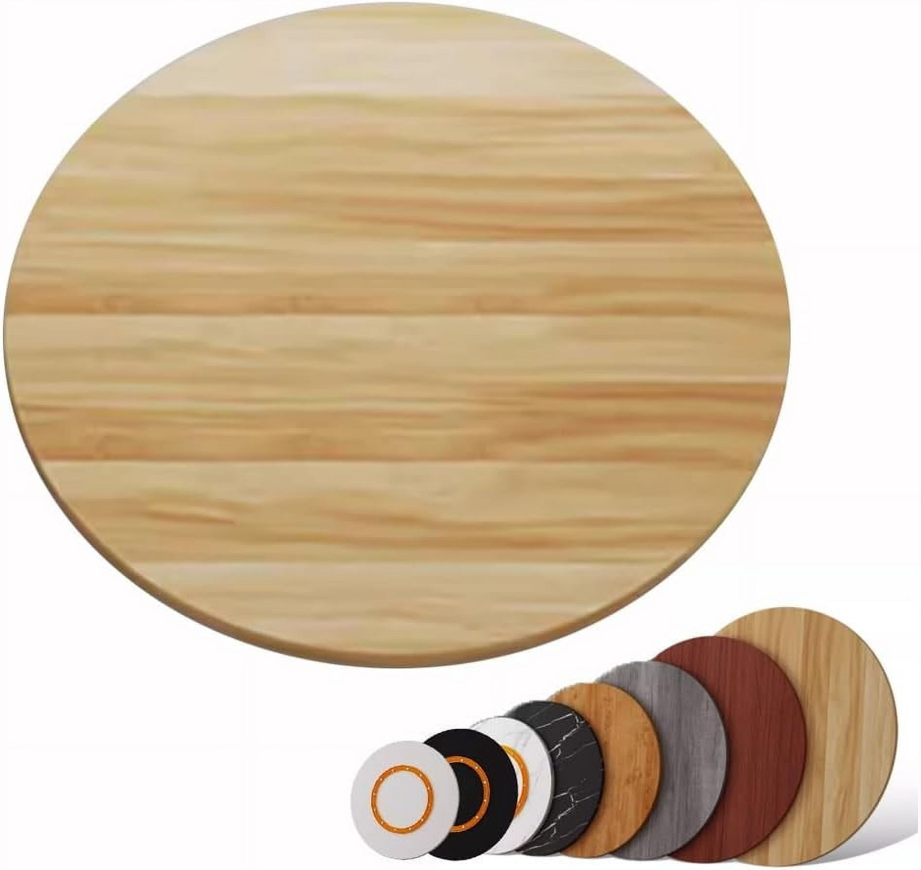 30in 24in 28in Solid Wood Rotating Tray Turntable Dining Table Lazy ...