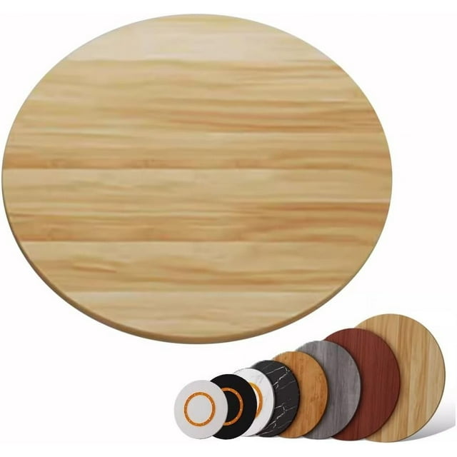 30in 24in 28in Solid Wood Rotating Tray Turntable Dining Table Lazy ...