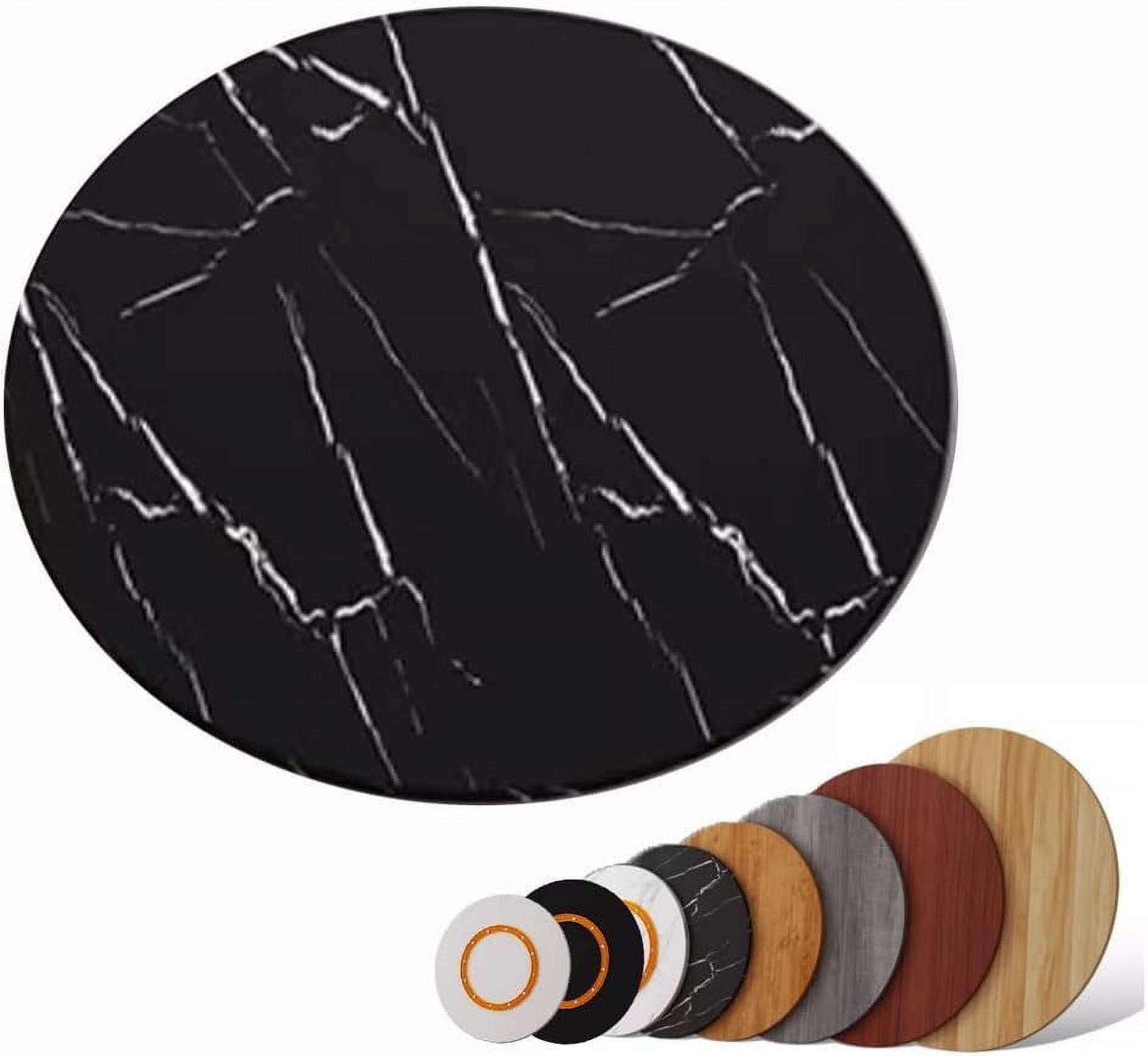 30in 24in 28in Solid Wood Rotating Tray Turntable Dining Table Lazy ...