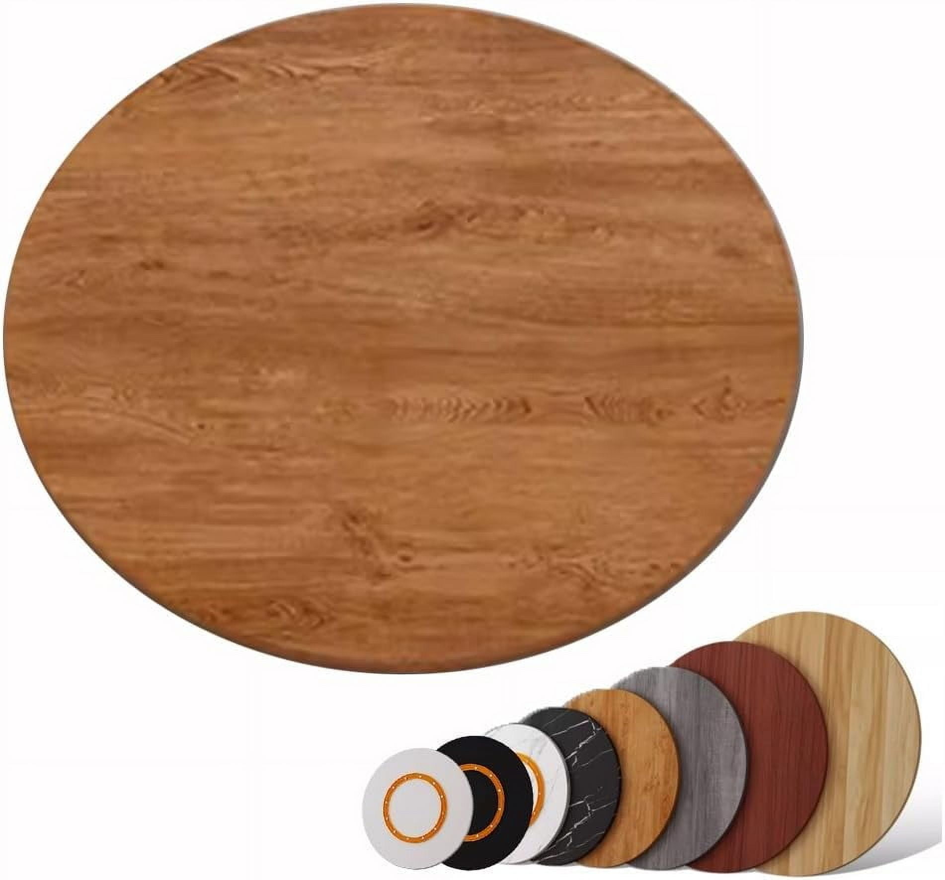 30in 24in 28in Solid Wood Rotating Tray Turntable Dining Table Lazy ...