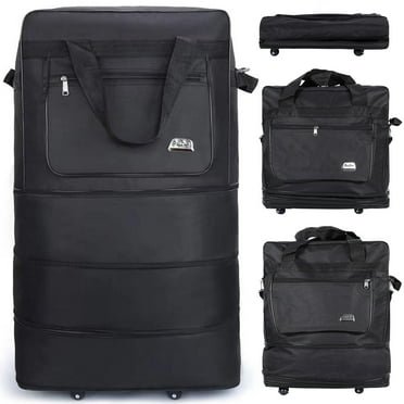 30" 36" 40" Expandable Foldable Luggage Bag with Universal Wheels and ...