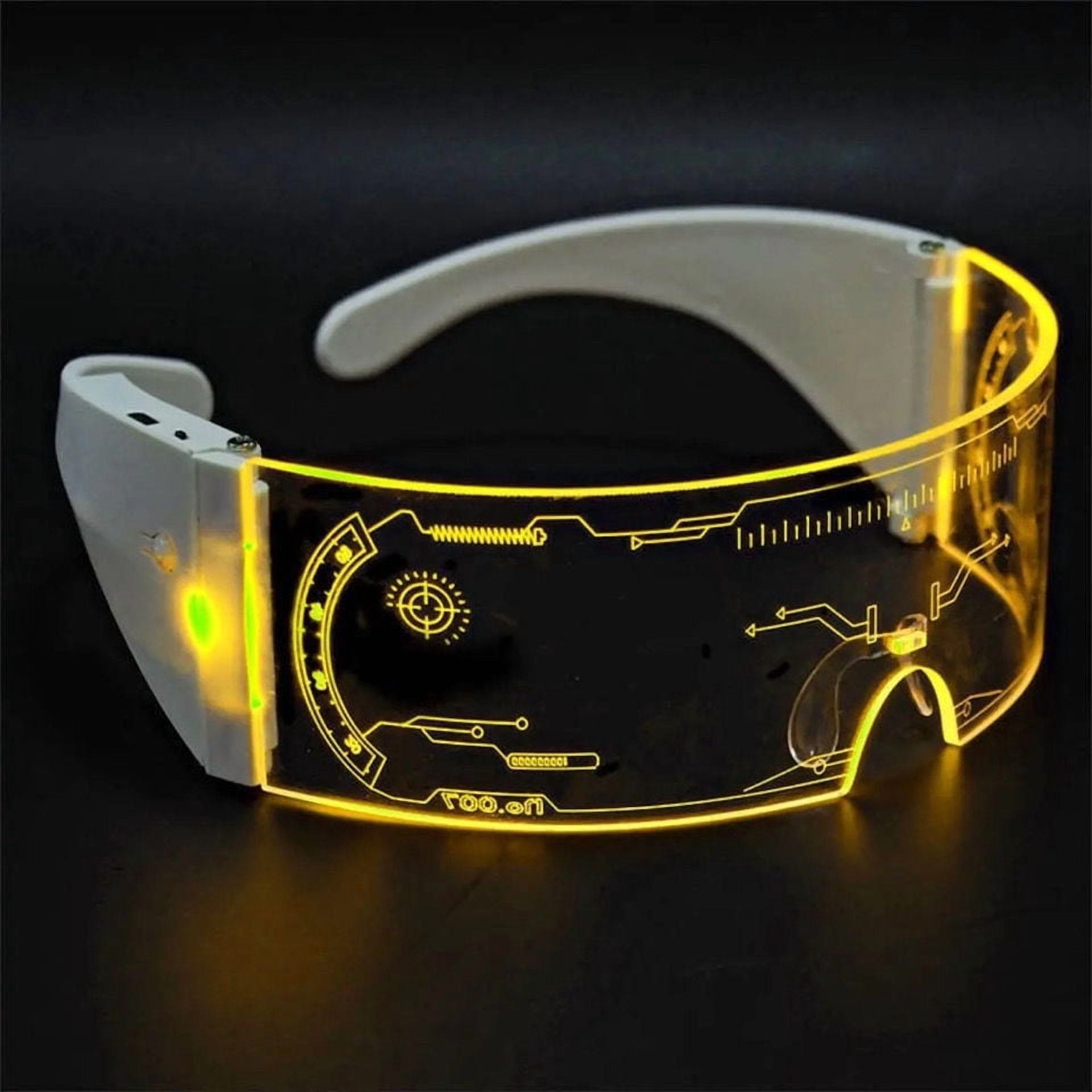 30k People Favorited】LED Tech Glowing Cycling Glasses Nighttime Travel ...