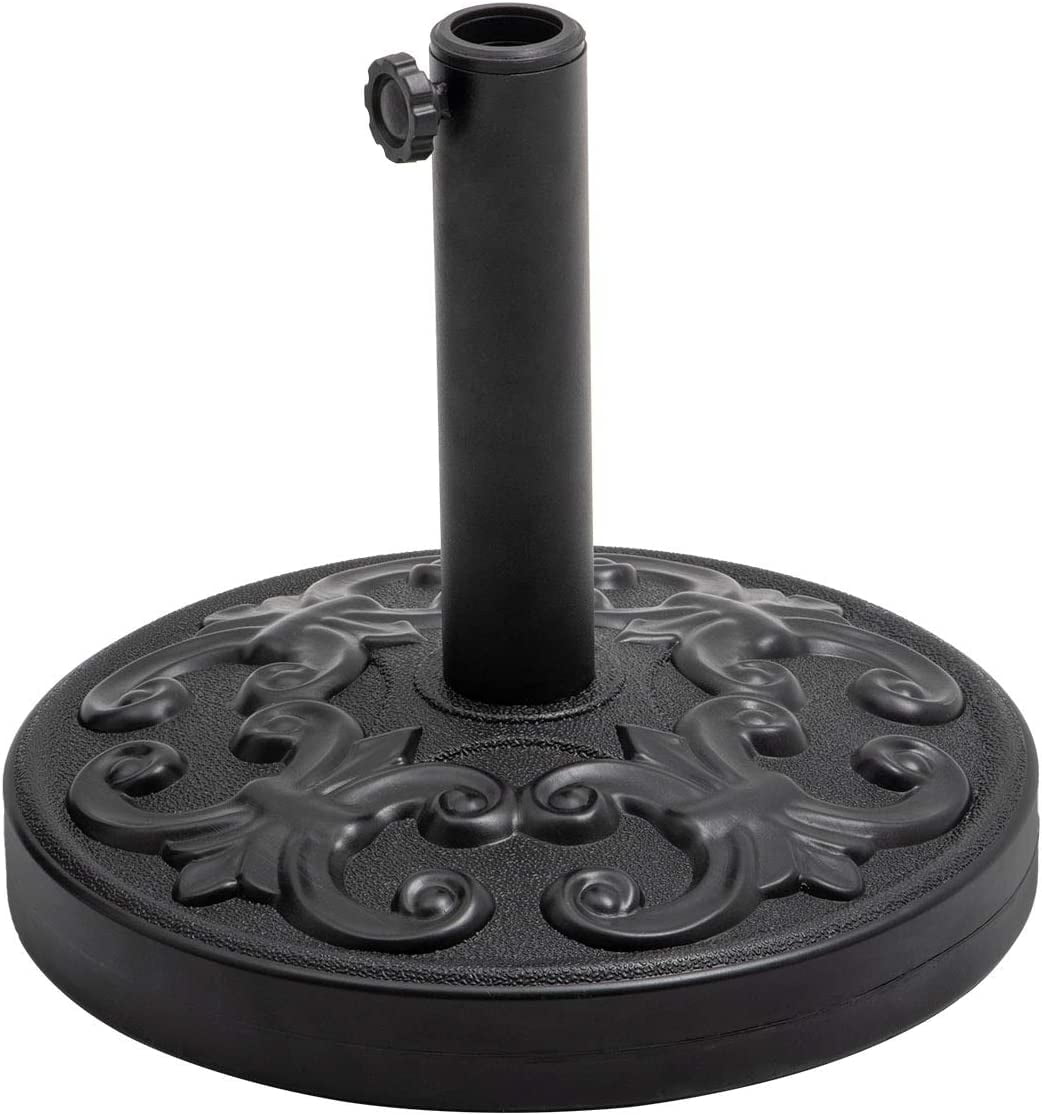 30lbs Patio Market Umbrella Base, Outdoor Heavy Duty Market Umbrella ...