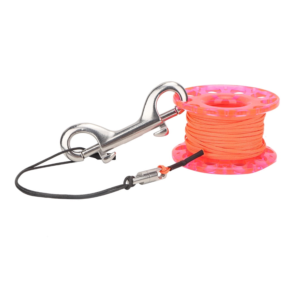 30m 4 Colors Durable Plastic Scuba Diving Finger Spool Reel Diver ...
