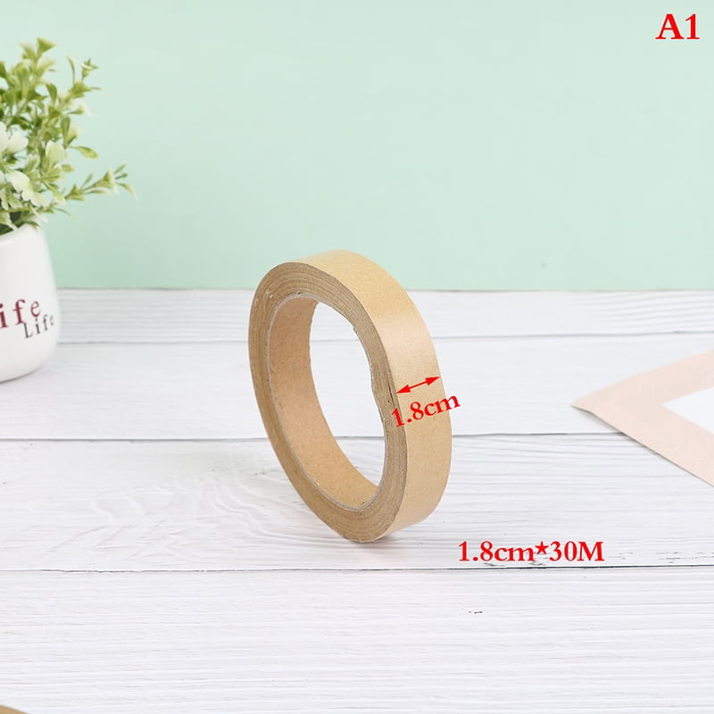 30m Gummed Kraft Paper Brown Bundled Adhesive Masking Paper Tape for ...