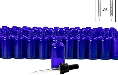 30mL Cobalt Blue Glass Euro Dropper Bottles with Clear or Graduated ...