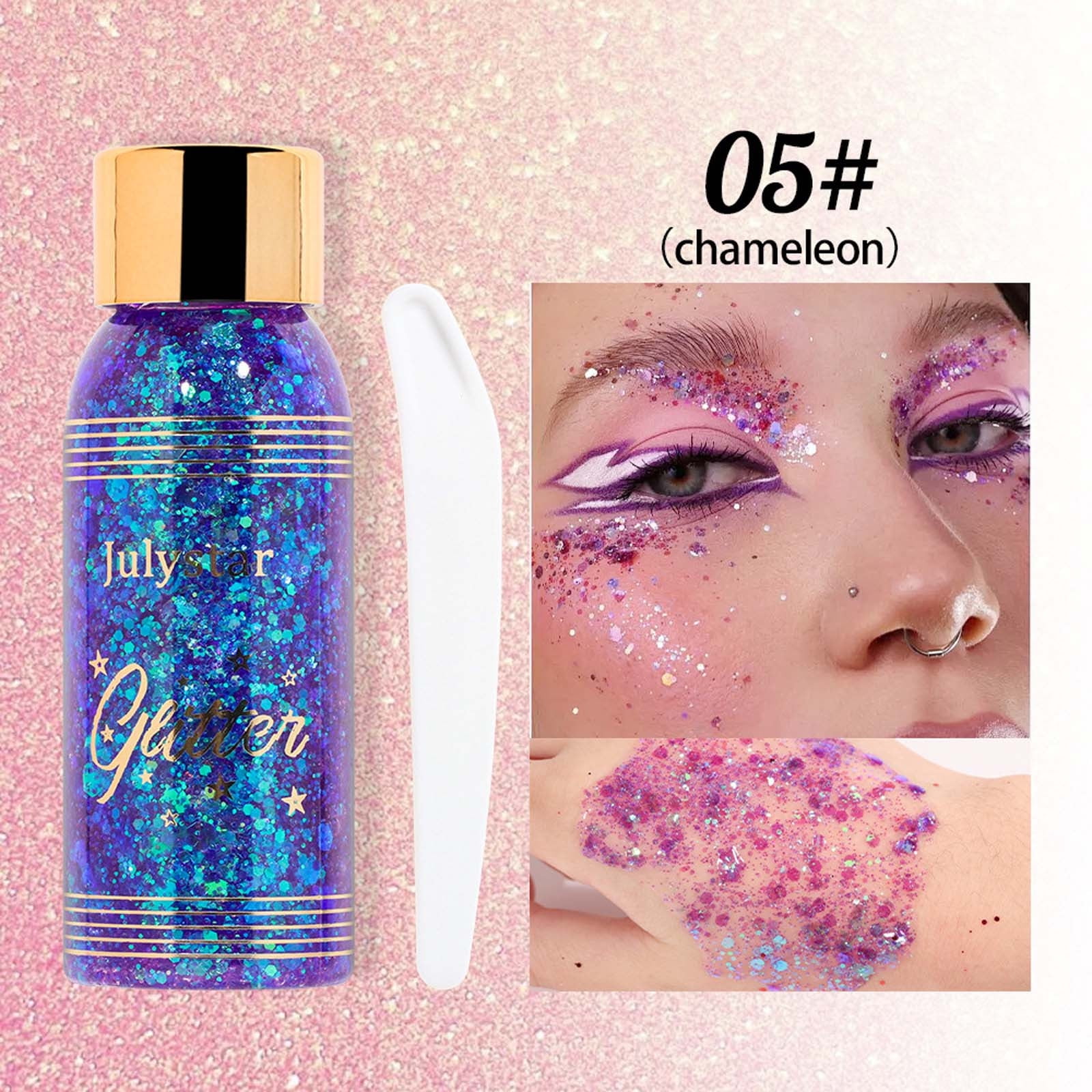 30ml Broken Glitter Gel | Explosion Style Dazzling Stage Makeup | Long ...