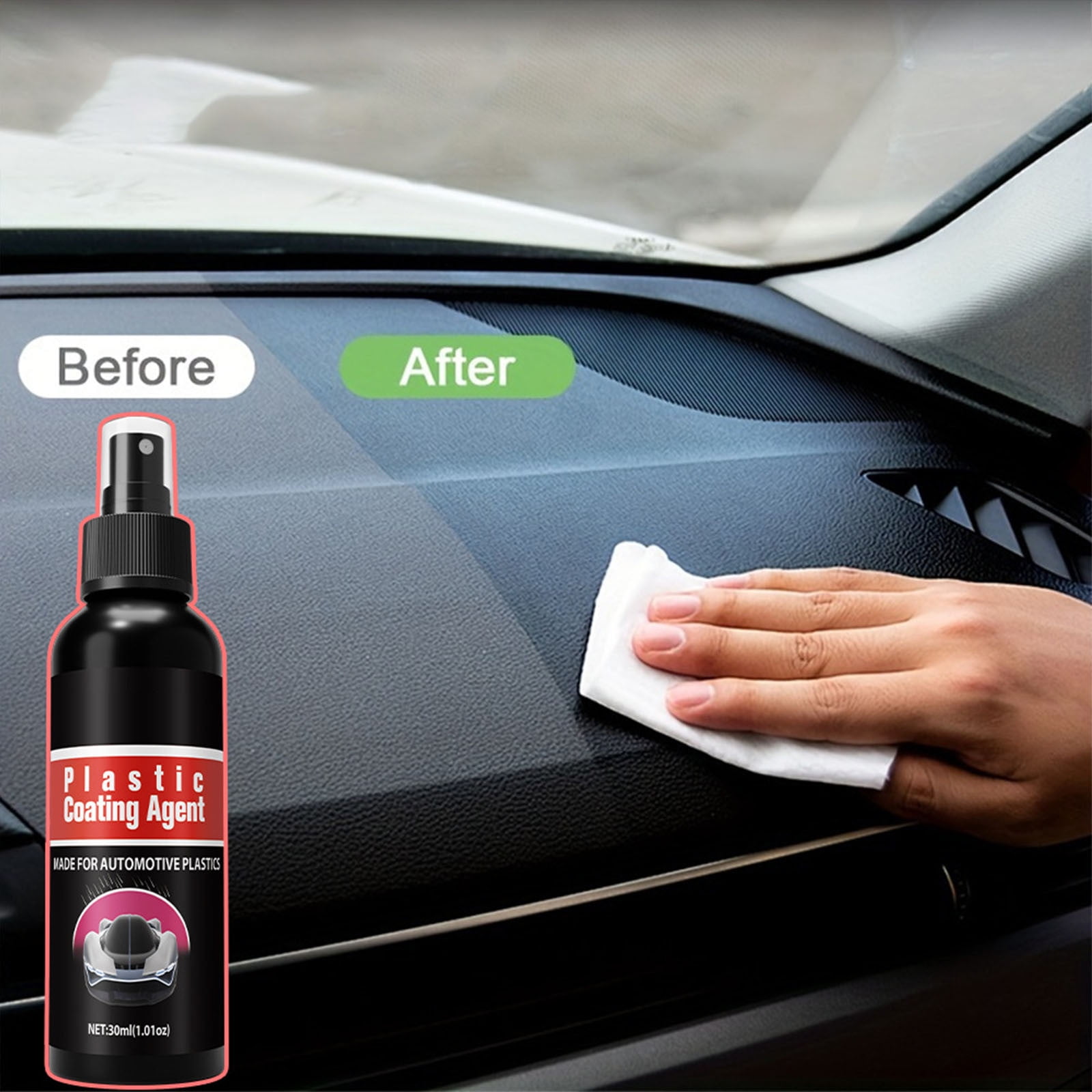 30ml Car Coating Spray Kit - Car Scratch Remover, Paint Polisher, Glass ...